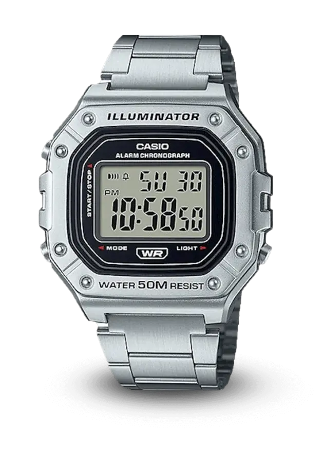 CASIO GENERAL - STANDARD DIGITAL - - W-218HD-1AVDF